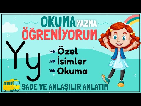 Y sesi özel isimler hece birleştirme hece ve kelimeler Dik temel harfler   okuma yazma öğreniyorum