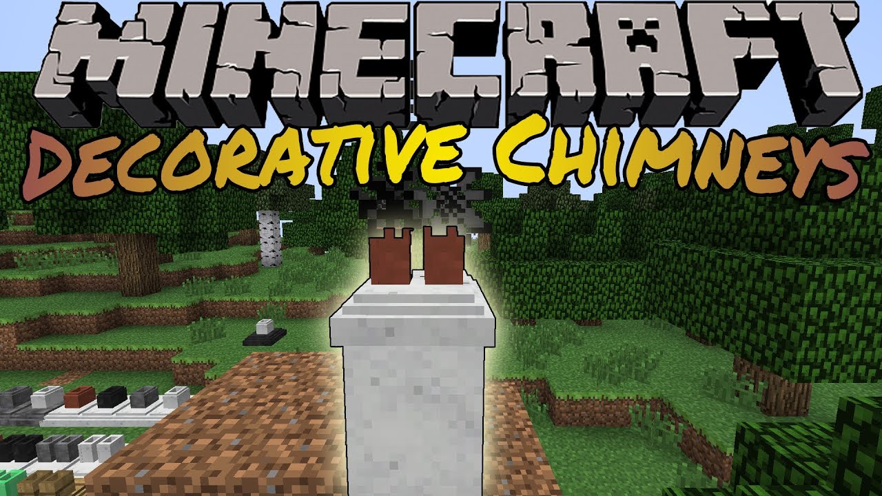 [MINECRAFT] Decorative Chimney's Mod 1.4.7 Review - YouTube