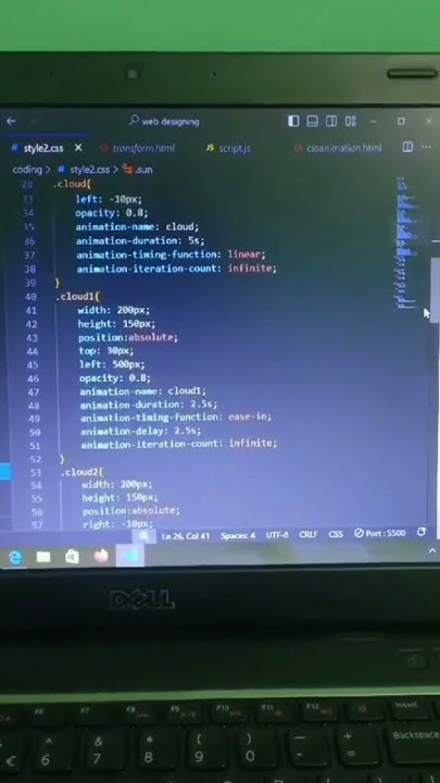 #viral #coding #html #css animation #web #motivational #viral 💫 - YouTube