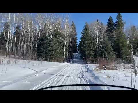 Russell Manitoba snowmobile trails fib 10th 2024 - YouTube
