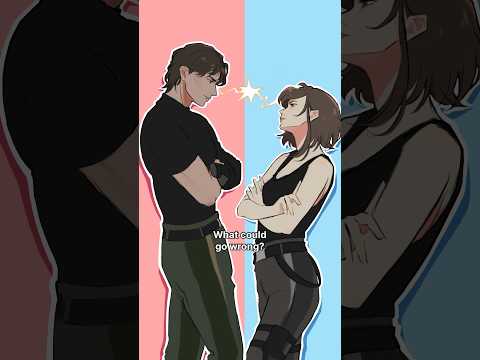 Anata wa Docchi trend! #enemiestolovers #originalstory #booktok #booktube #animation #oc #ocart