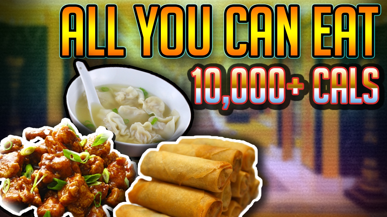 10,000+ Calorie Cheat Meal | All you can eat Chinese buffet | Food ...