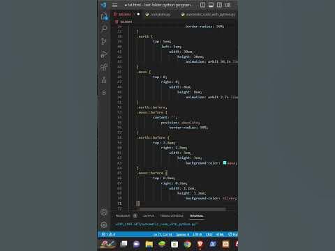 #shorts solar system |||| HTML / CSS - YouTube