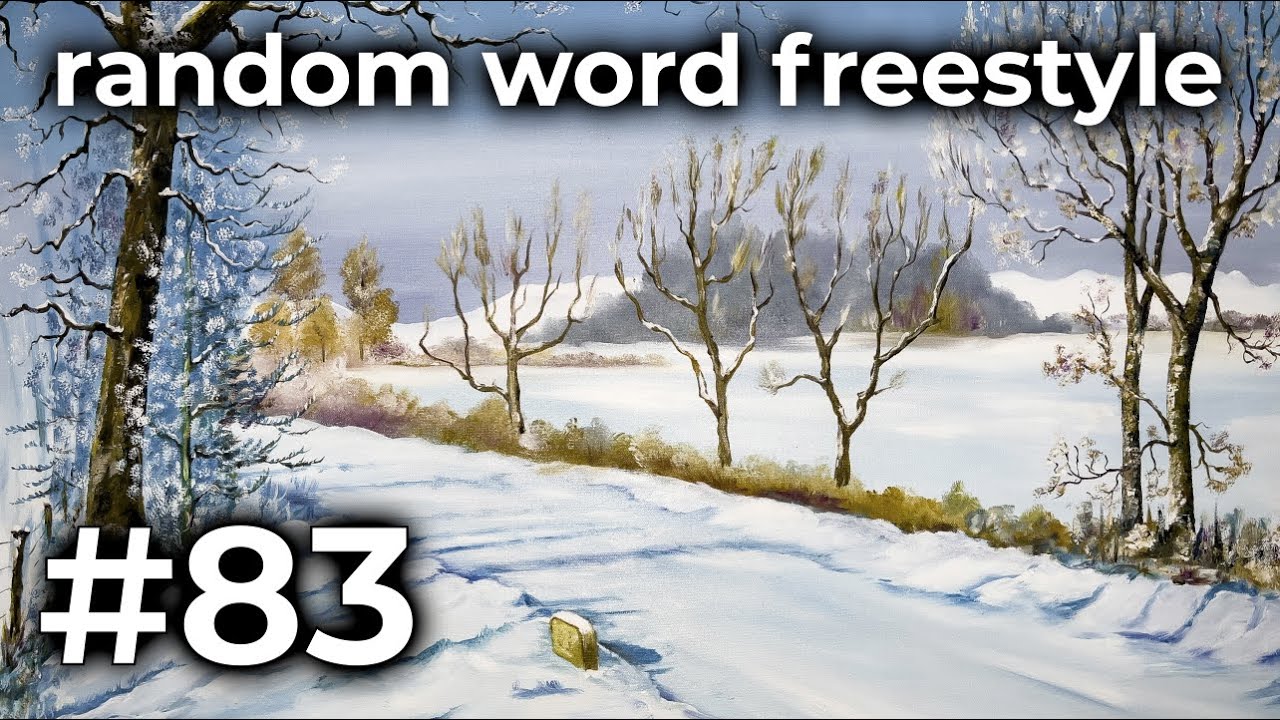 Live improvised rap with random words!! #83 - YouTube