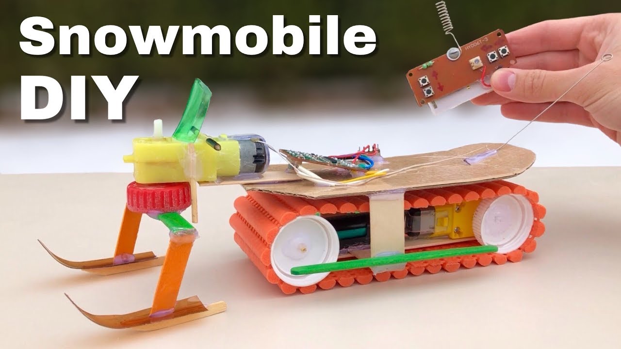 How to Make a Snowmobile | Remote Controlled Car | Amazing Toy - YouTube