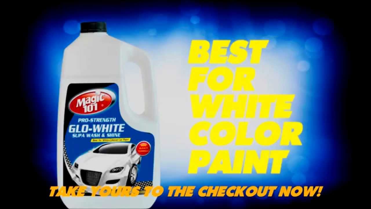 MAGIC101 GLO-WHITE: WORKS BEST FOR WHITE COLOUR PAINT! - YouTube