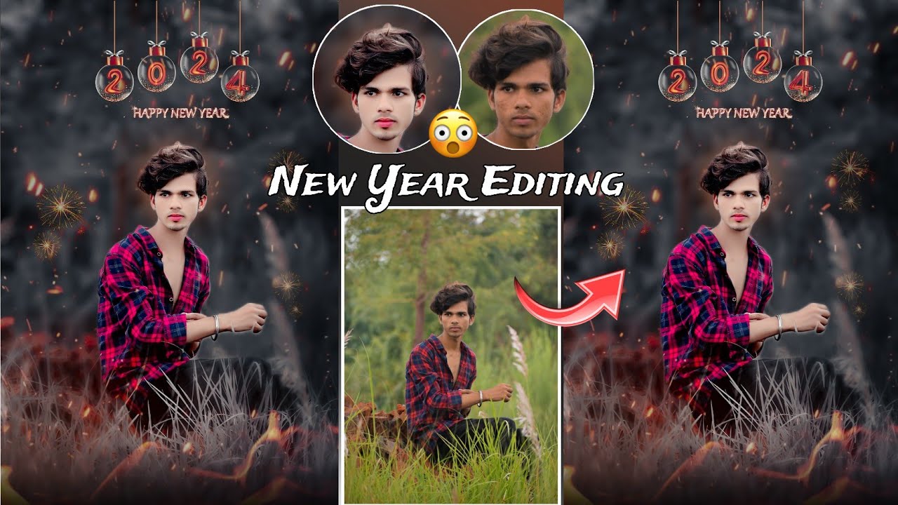 Happy New Year Photo Editing 2024 || New Year 2024 Photo Editing || 2024 Photo Editing-AmiT ...