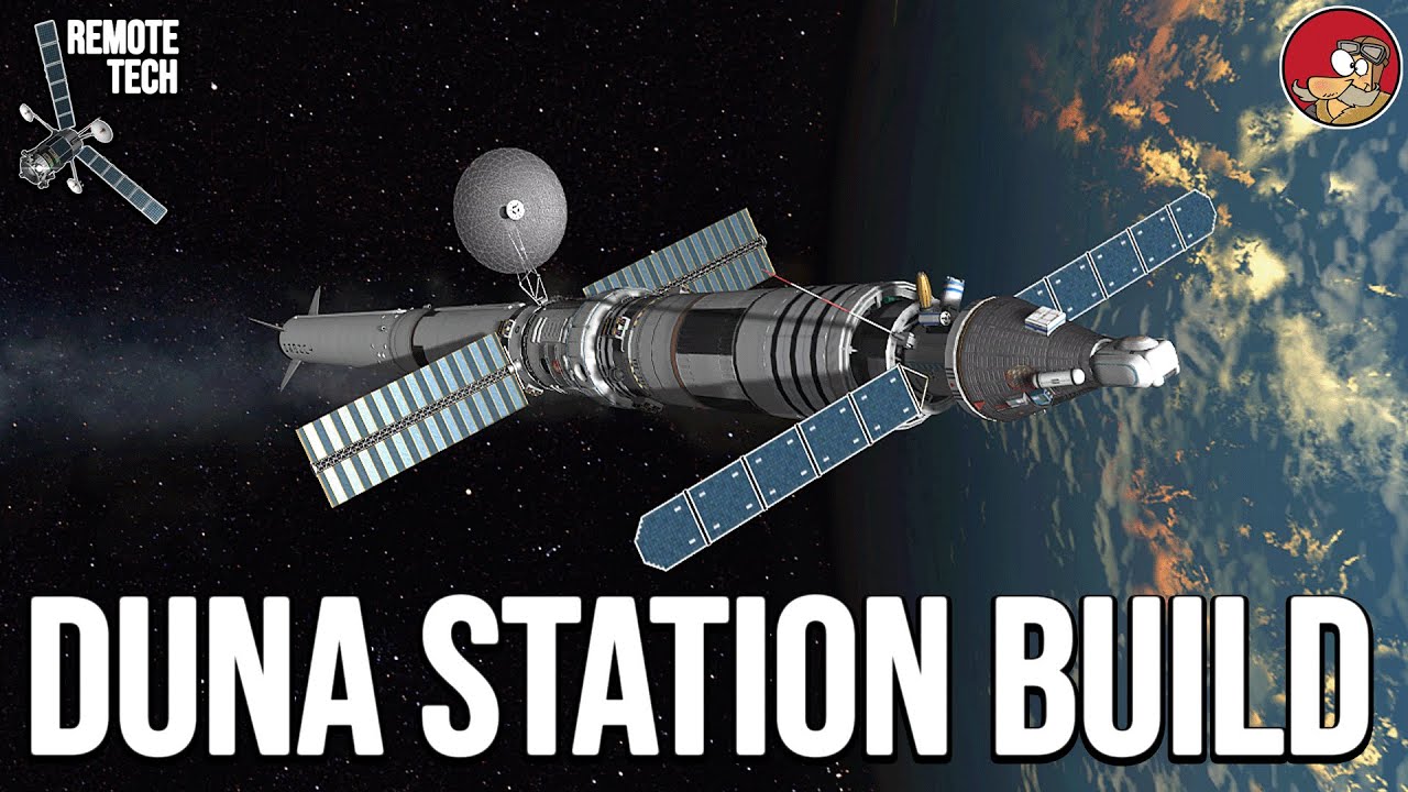 Build and launch of Duna Crewed Station in KSP in 2023 - YouTube