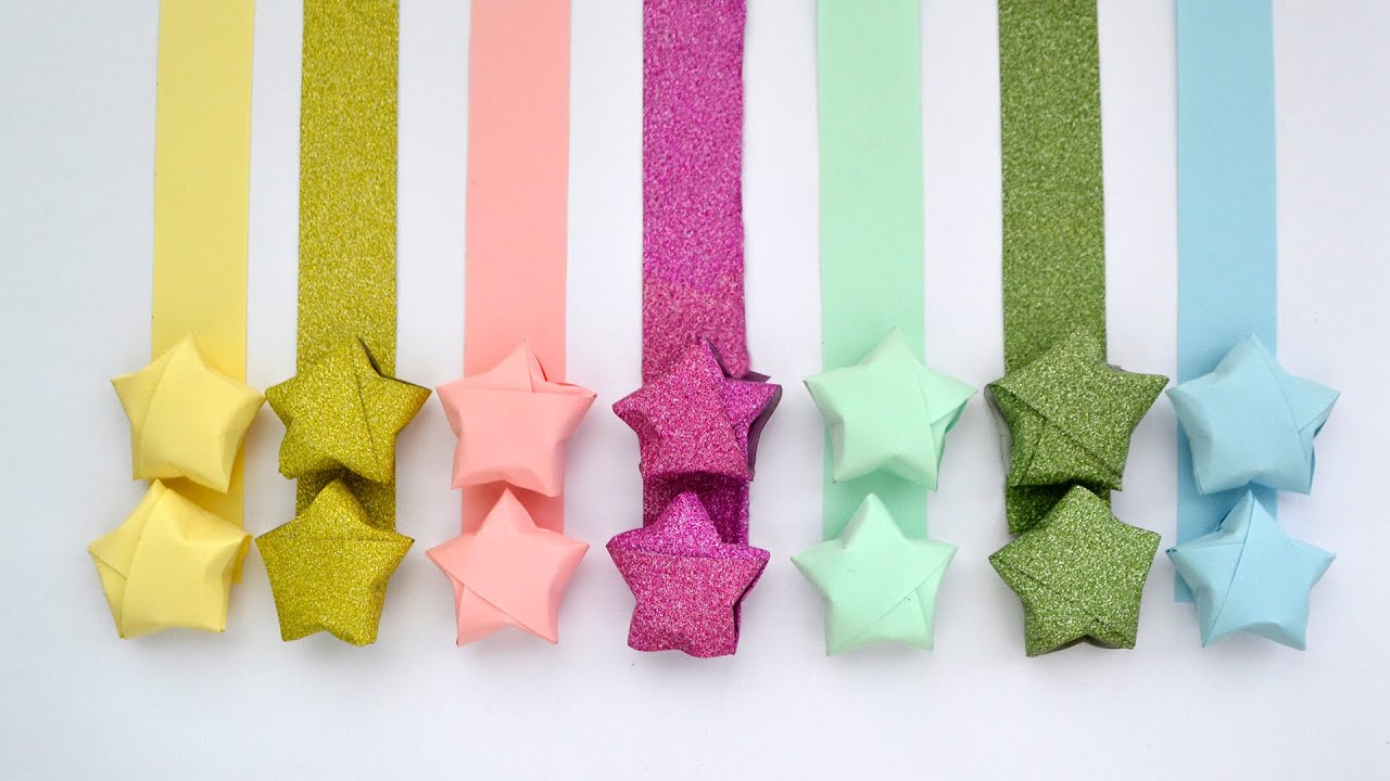 LUCKY STARS | PAPER Easy Origami | Tutorial DIY by Colormania - YouTube