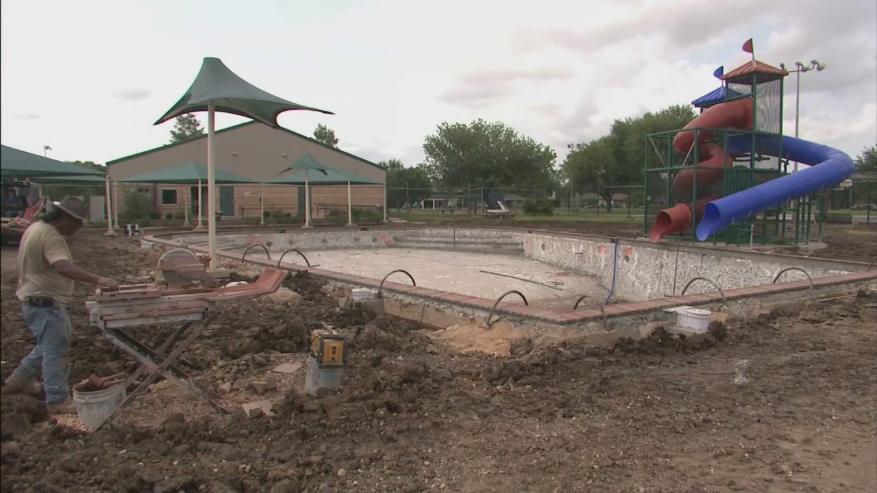 Red Bluff Pool Renovation - YouTube