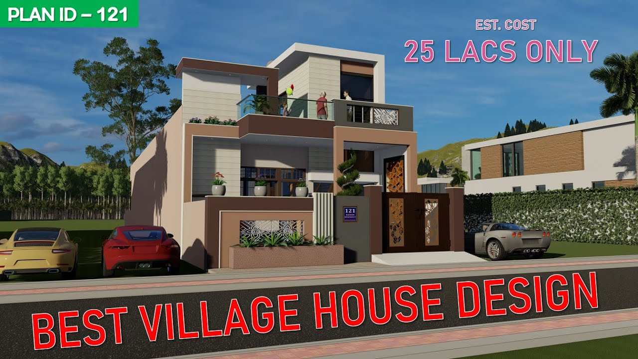 village house design | Farm house plan | House Design 𝗣𝗹𝗮𝗻 𝗜𝗗 - 121 ...