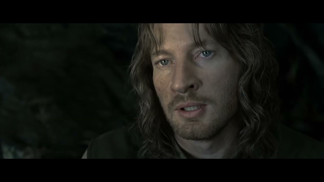 Faramir tells Sam and Frodo that his brother Boromir is dead. - YouTube