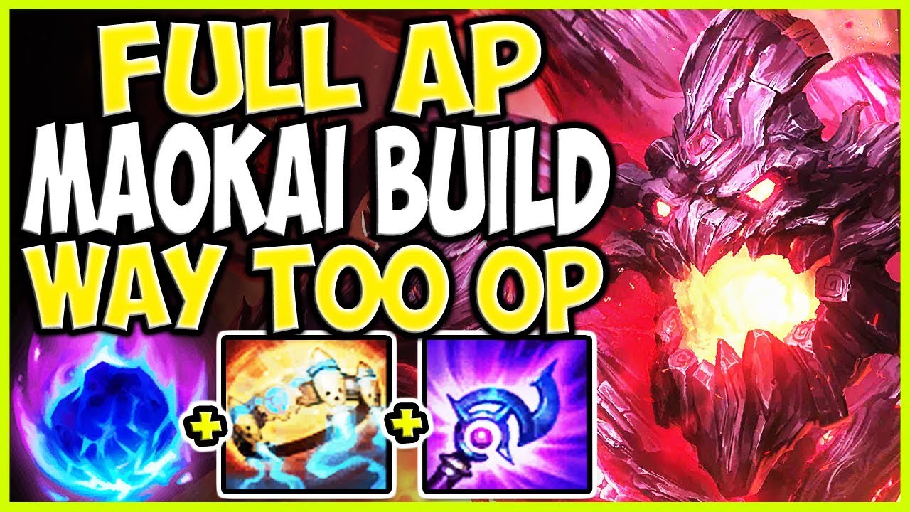 FULL AP MAOKAI SEASON 9 BUILD! THIS IS WAY TOO OP! TOP Lane Maokai vs ...