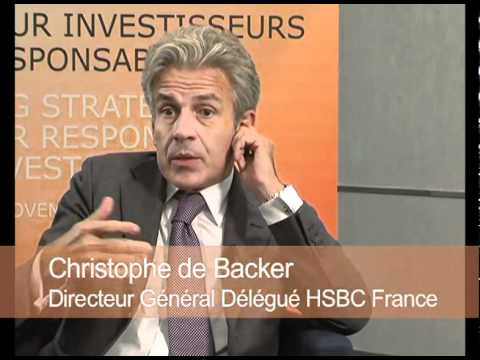Christophe de Backer - HSBC - au Colloque Novethic 2009 - YouTube