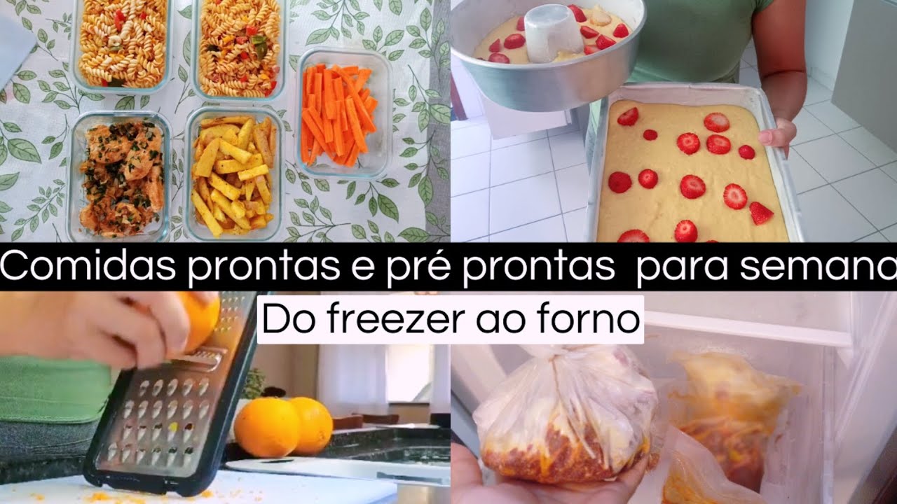 FAZENDO COMIDAS PRA SEMANA | FACILITA MUITO O DIA A DIA - YouTube