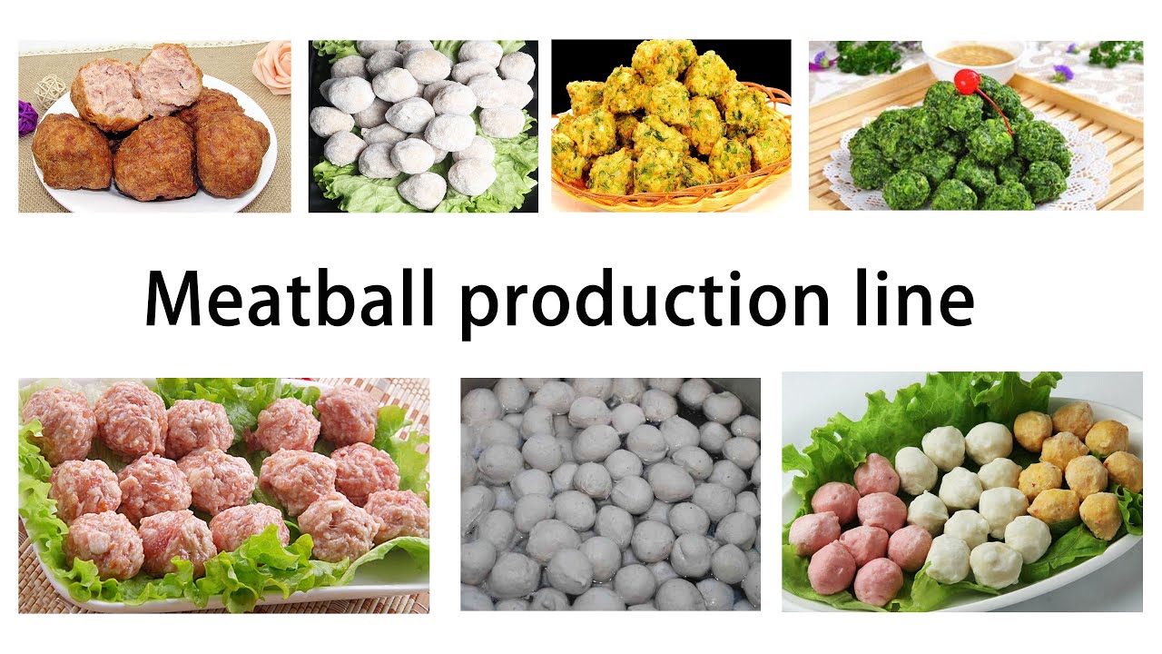 meatball processing line - YouTube