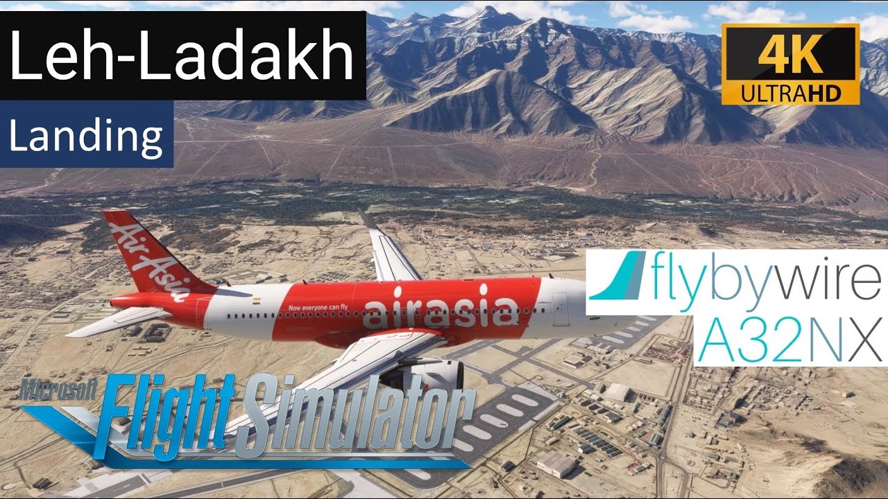 MSFS2020 - Leh Ladakh Landing - YouTube