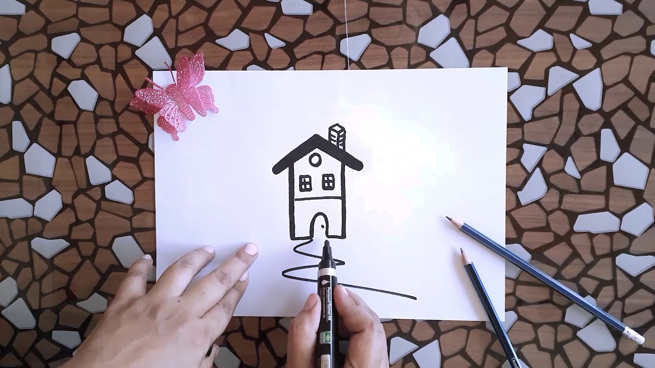 Easy to Draw Pictures with Alphabet "H" | Art for Kids | Beginner Level ...