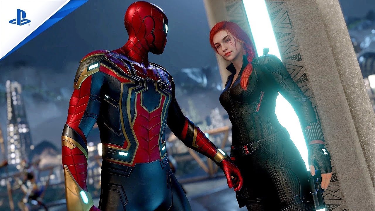 New Marvel's Avengers Spider-Man Peter Had A Feeling For Natasha All ...