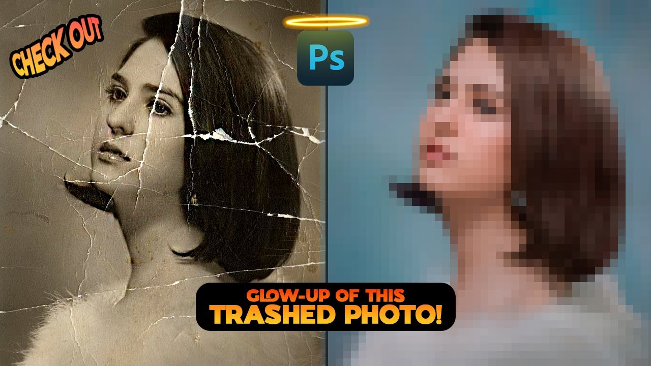 🔴 Remove Scratches - Color Correction - Repair Damaged Photos / Old ...