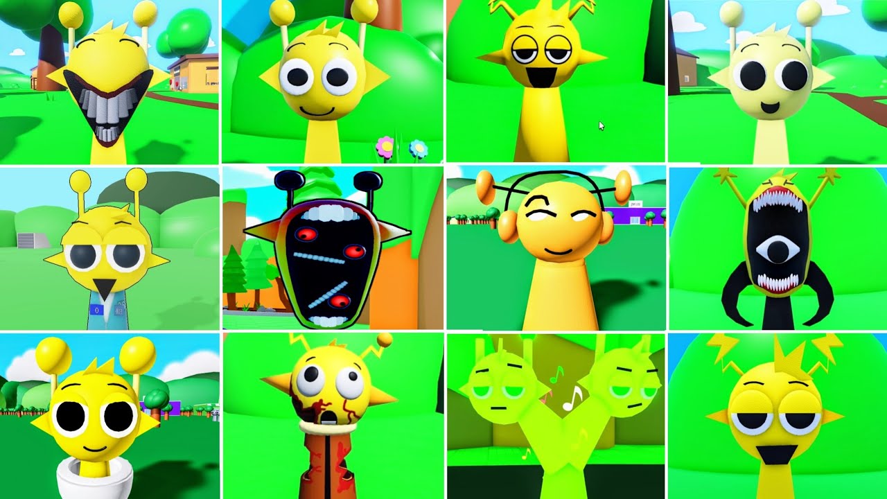 Evolution Of All Simon & Horror Simon Phases In DIFFERENT Sprunki But ...