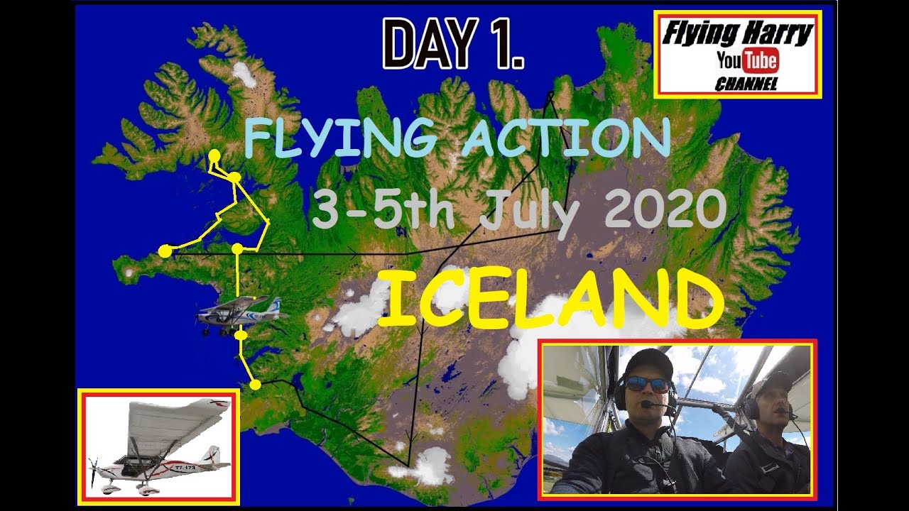 Flying over Iceland. Day 1 of 3. - YouTube