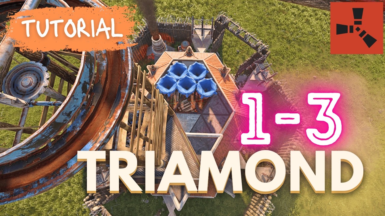 ‘The Triamond’ - Tier 2 Furnace Base in Rust for Small Groups - YouTube