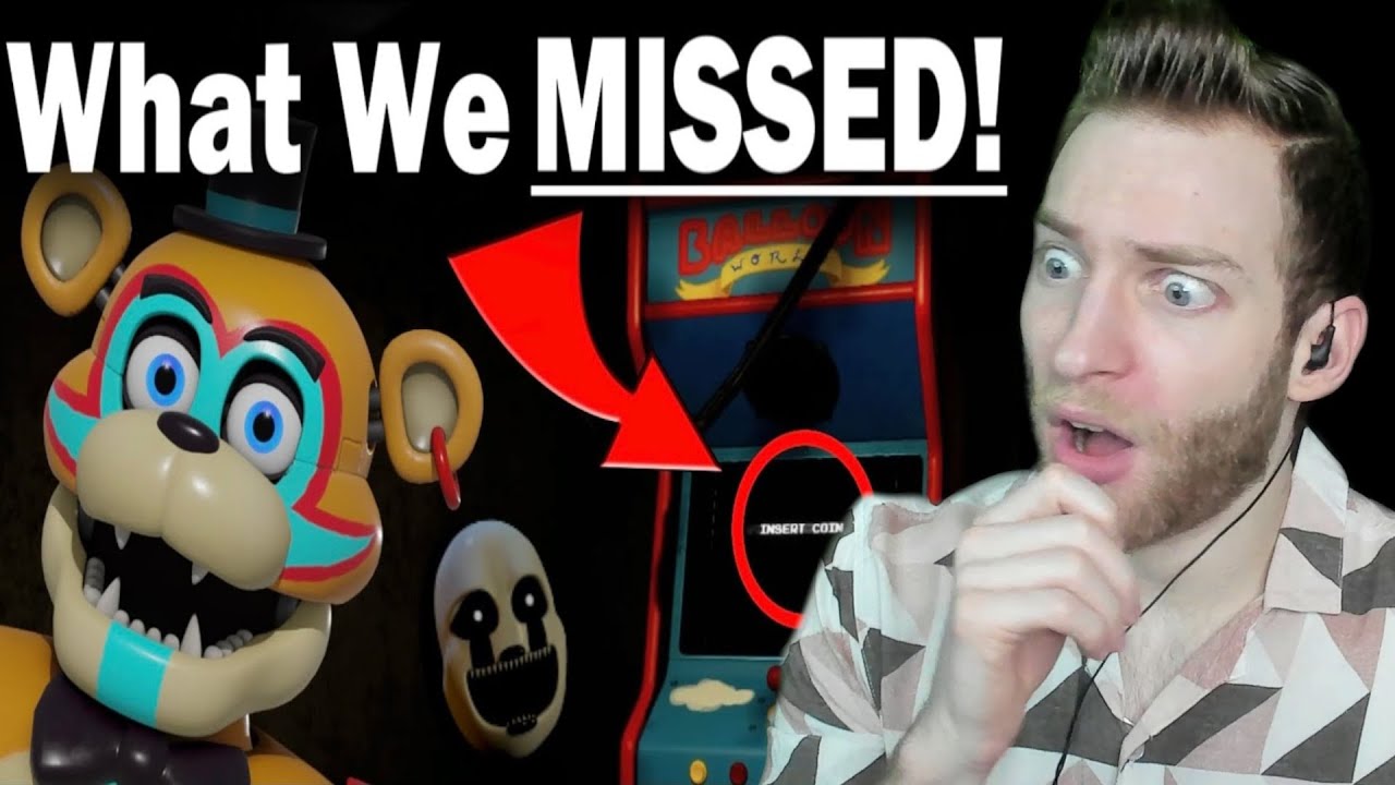 THE SECRET FNAF GAME?! Reacting to "I Solved FNAF Security Breach ...
