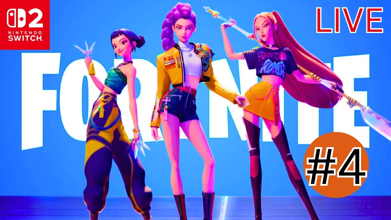 Fortnite on Nintendo Switch 2 Live Gameplay #4 - YouTube