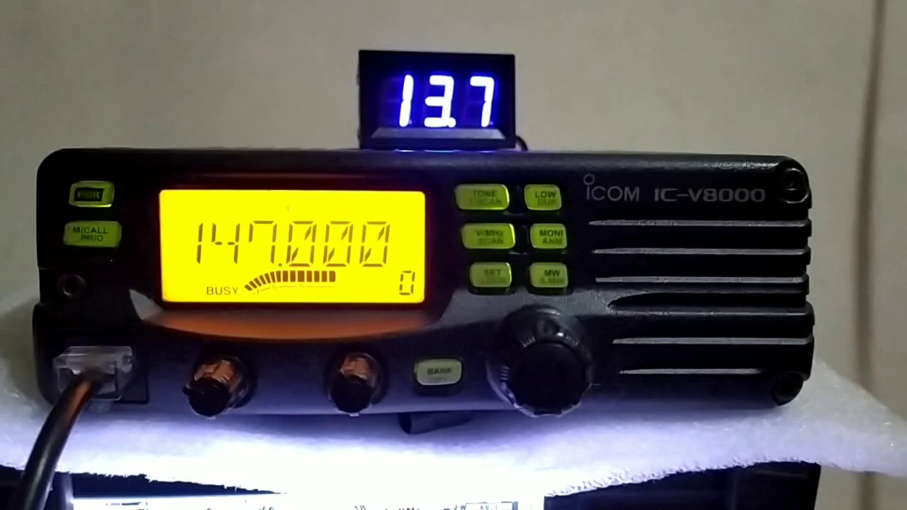 Icom v8000 - YouTube