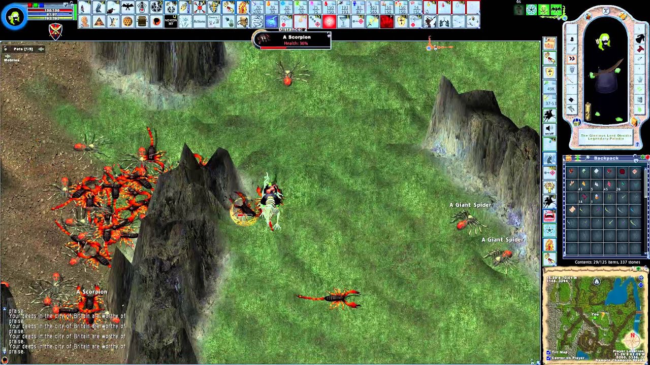 Ultima Online - Mephitis Sampire Solo - YouTube
