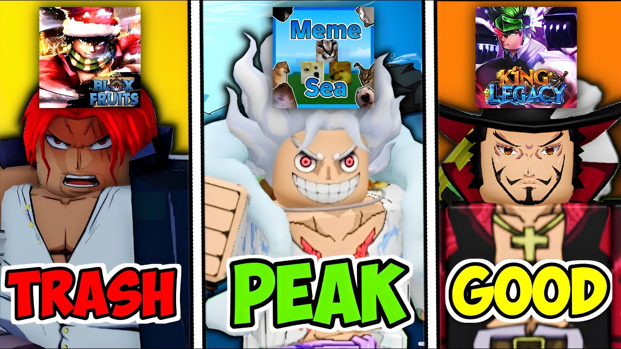 Playing and Ranking Every Onepiece Game | Roblox - YouTube