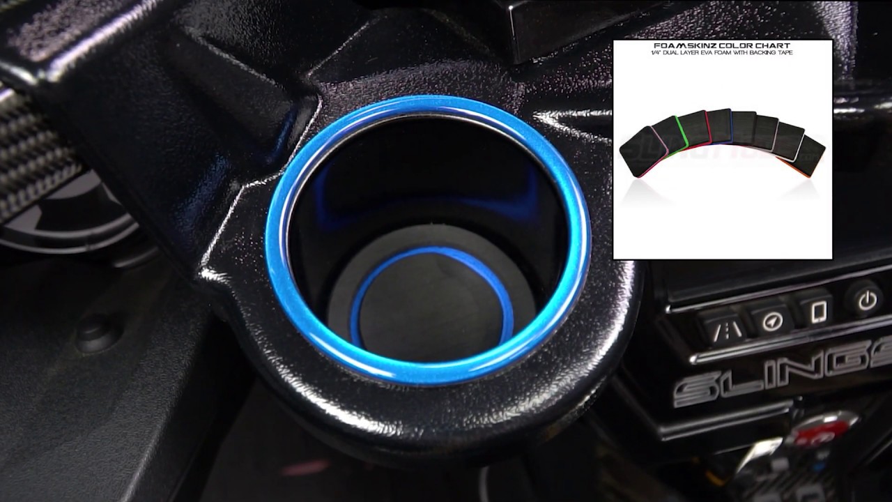 Colored Accents for the Slinglines Dash Mounted Cup Holders for the ...