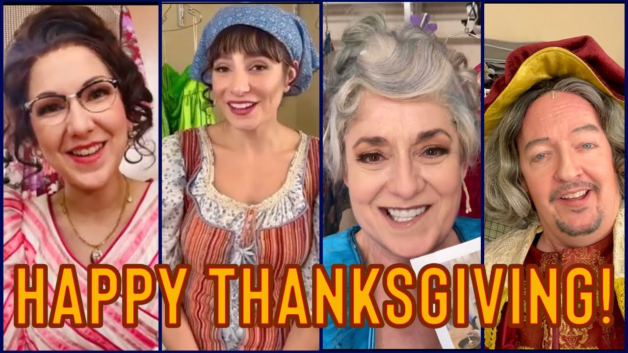 Happy Thanksgiving from the cast of Cinderella! - YouTube
