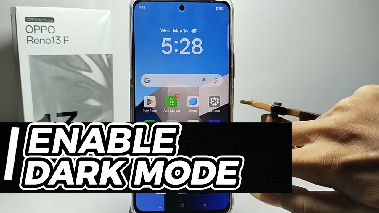 How To Enable Dark Mode On Oppo Reno 13 F - YouTube