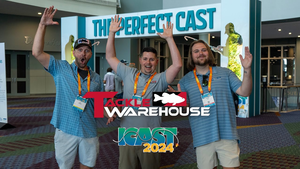 2024 Tackle Warehouse ICAST Intro with Jake, Joey, and Walker! - YouTube