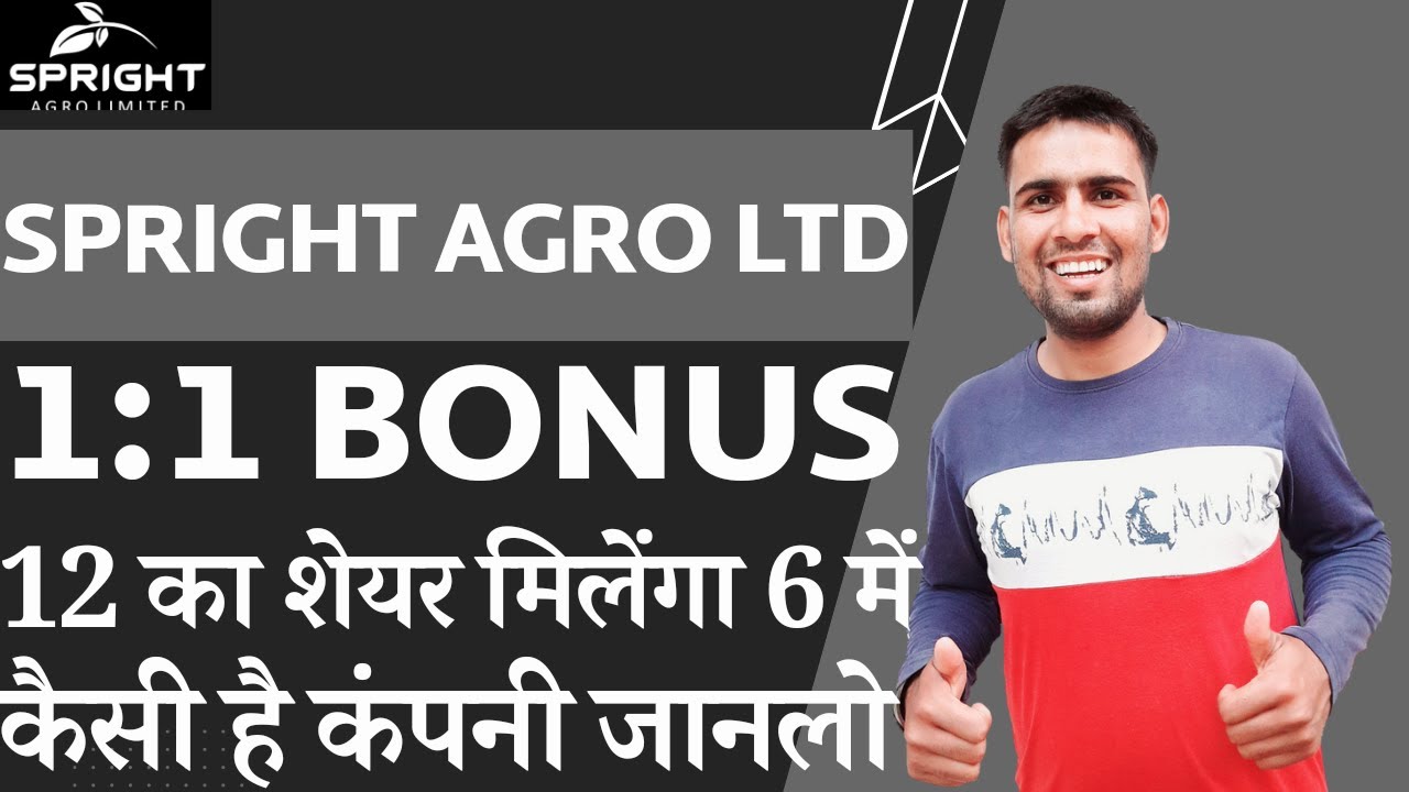 Spright Agro Ltd Share Bonus | Spright Agro Share Latest News | Spright ...