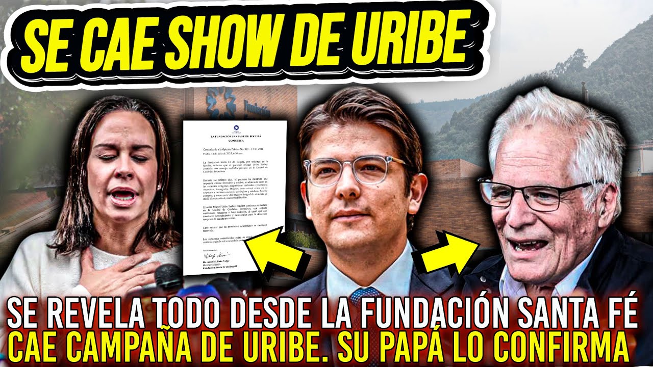 SE CAE SHOW DE URIBE DESDE LA CLÍNICA SE CONFIRMÓ TODO. PAPÁ DE URIBE ...