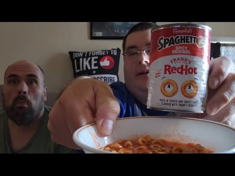 Frank's Red Hot SpaghettiO's Review - YouTube