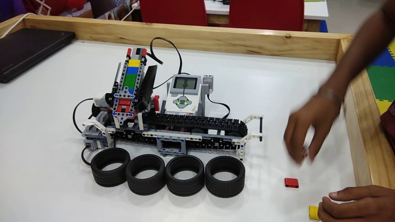 Lego Ev3 colour sorter - RFL Ahmedabad(8980172306) - YouTube