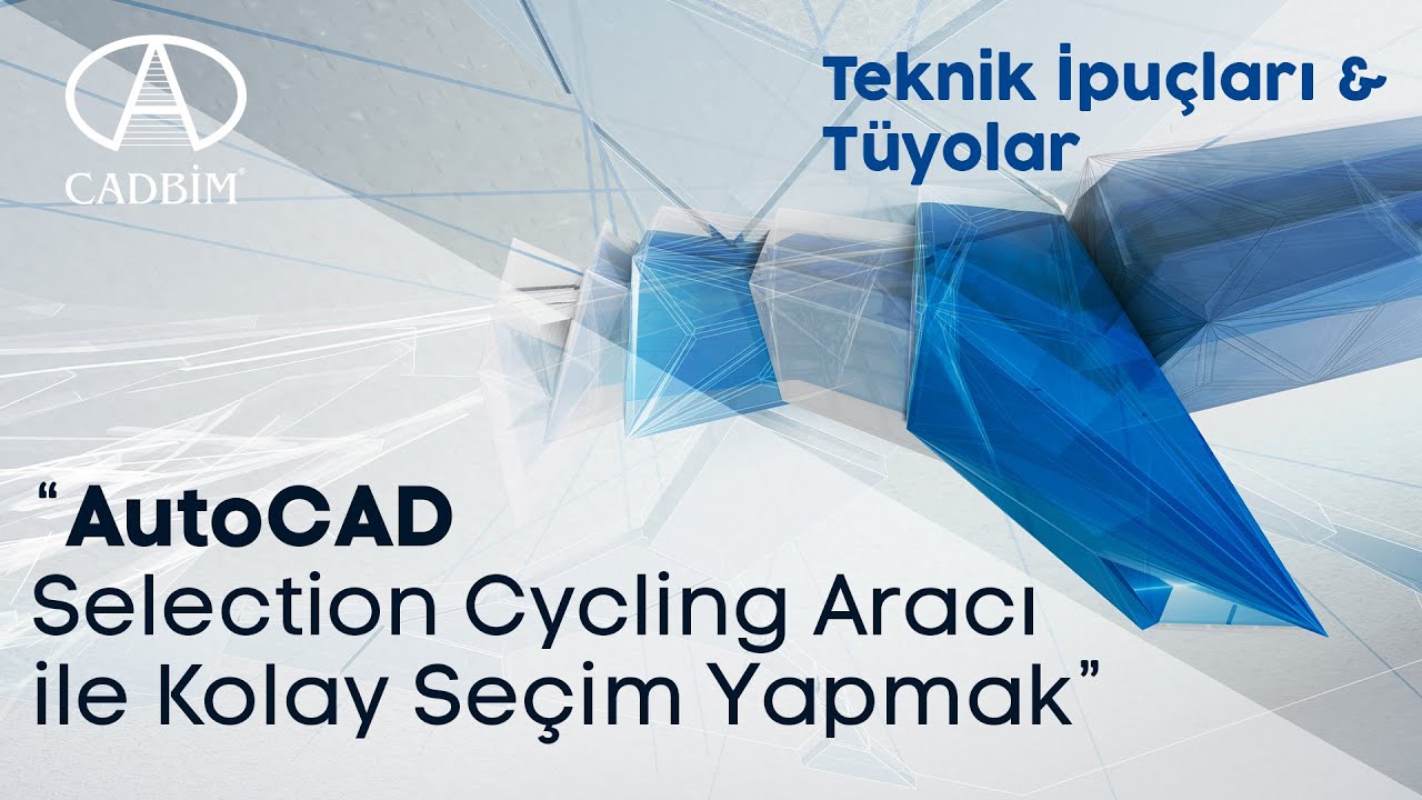 Selection Cycling Aracı ile AutoCAD Yazılımında Kolay Seçim Yapmak ...