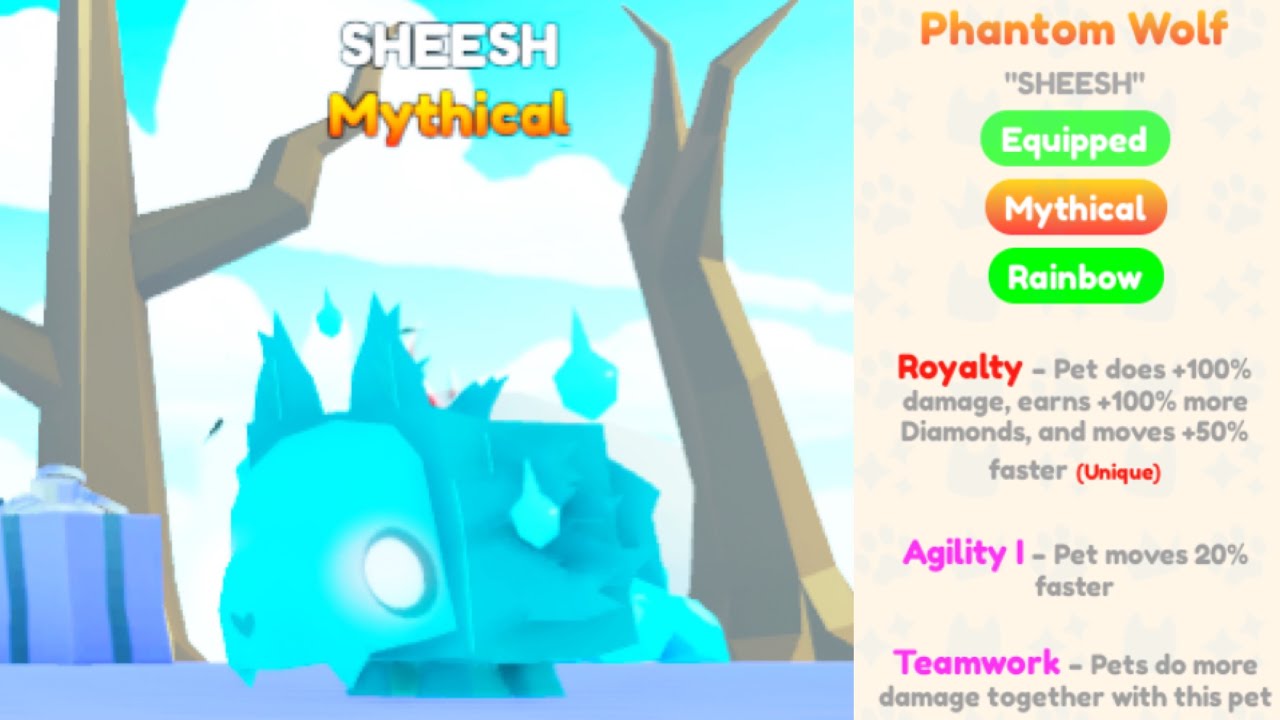WOW 🤩 I Got The FIRST RAINBOW PHANTOM WOLF! Noob To MASTER Instantly ...