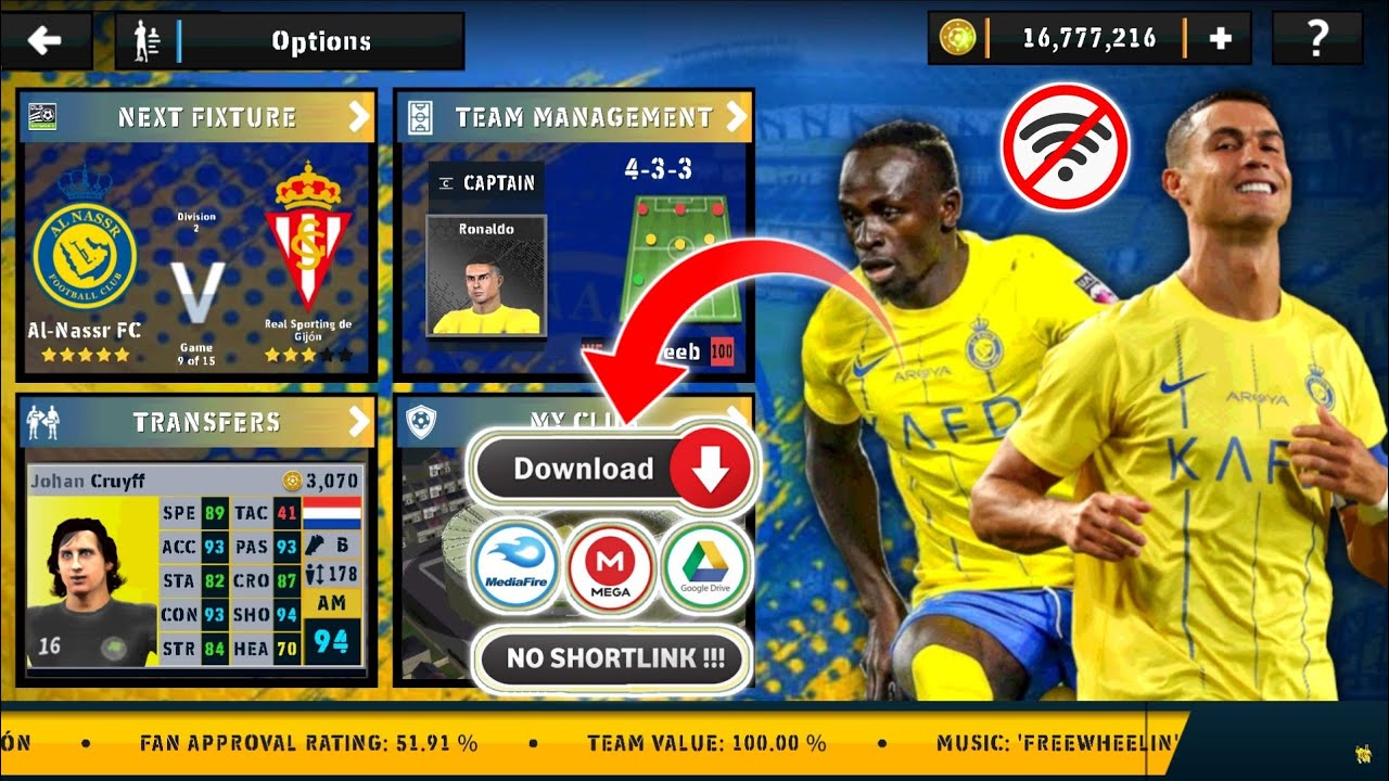 Dls 24 Mod Al Nassr Edition New Update Kits & Winter Transfer 23/24 ...