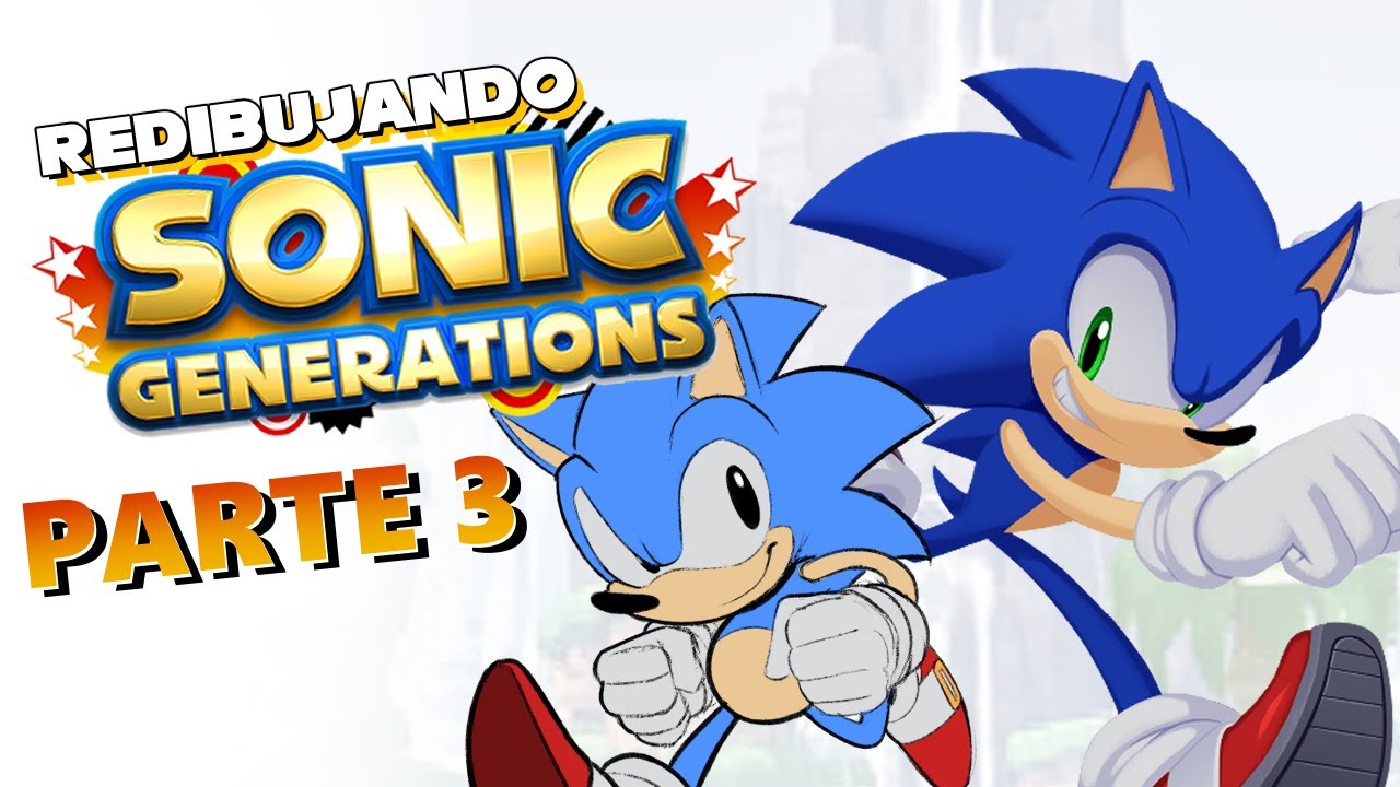 DIRECTO - Dibujando Sonic Generations Box Art | Parte 3 - YouTube