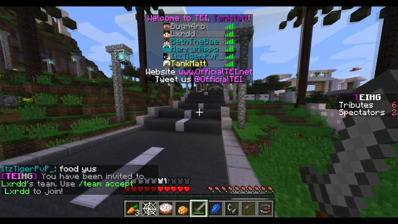 Minecraft Hunger Games- PVP Slang - YouTube