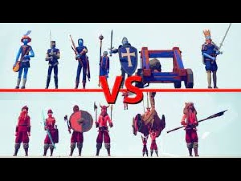 Vikings Faction VS Medieval Faction | Totally Accurate Battle Simulator ...