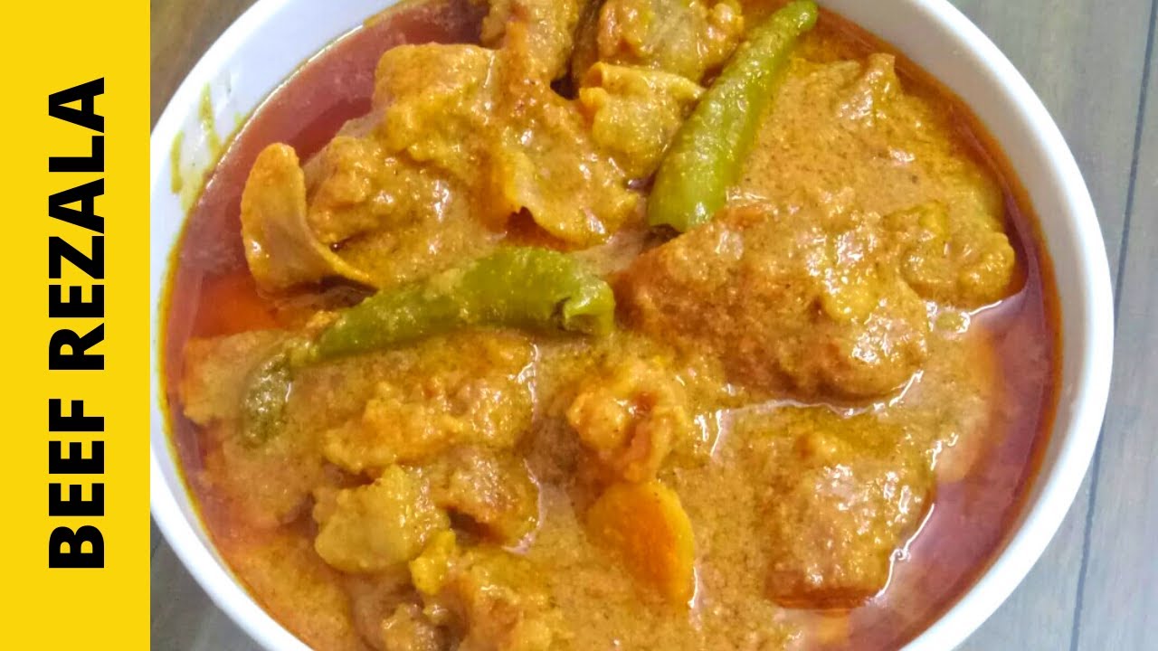 Beef Rezala | বাবুর্চি স্টাইলে বিয়ে বাড়ির রেজালা রেসিপি | Beef vuna ...