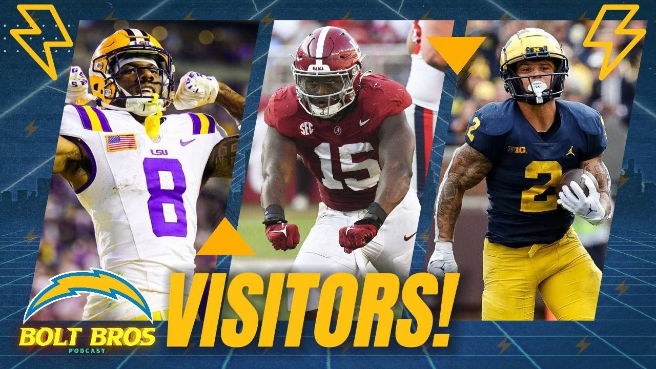 Updated Chargers NFL Draft Meetings 2024 | BOLT BROS - YouTube