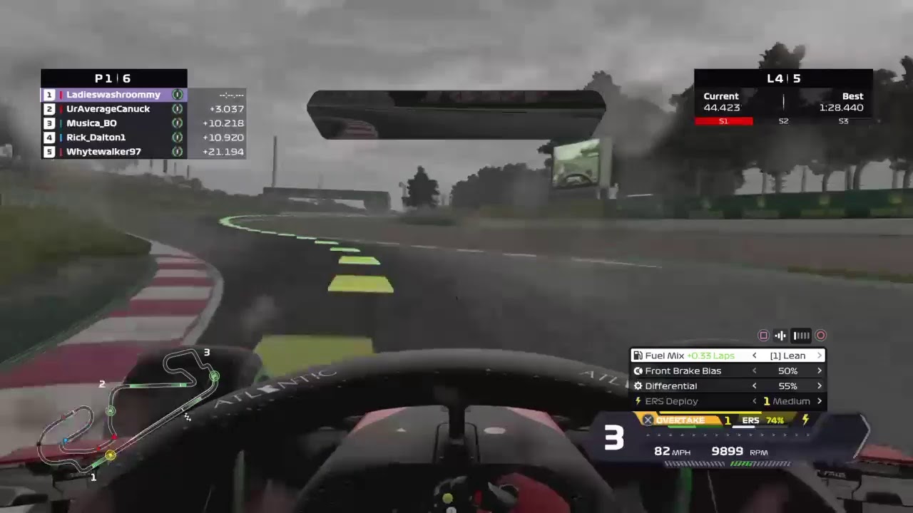 F1 ranked racing lobby - YouTube