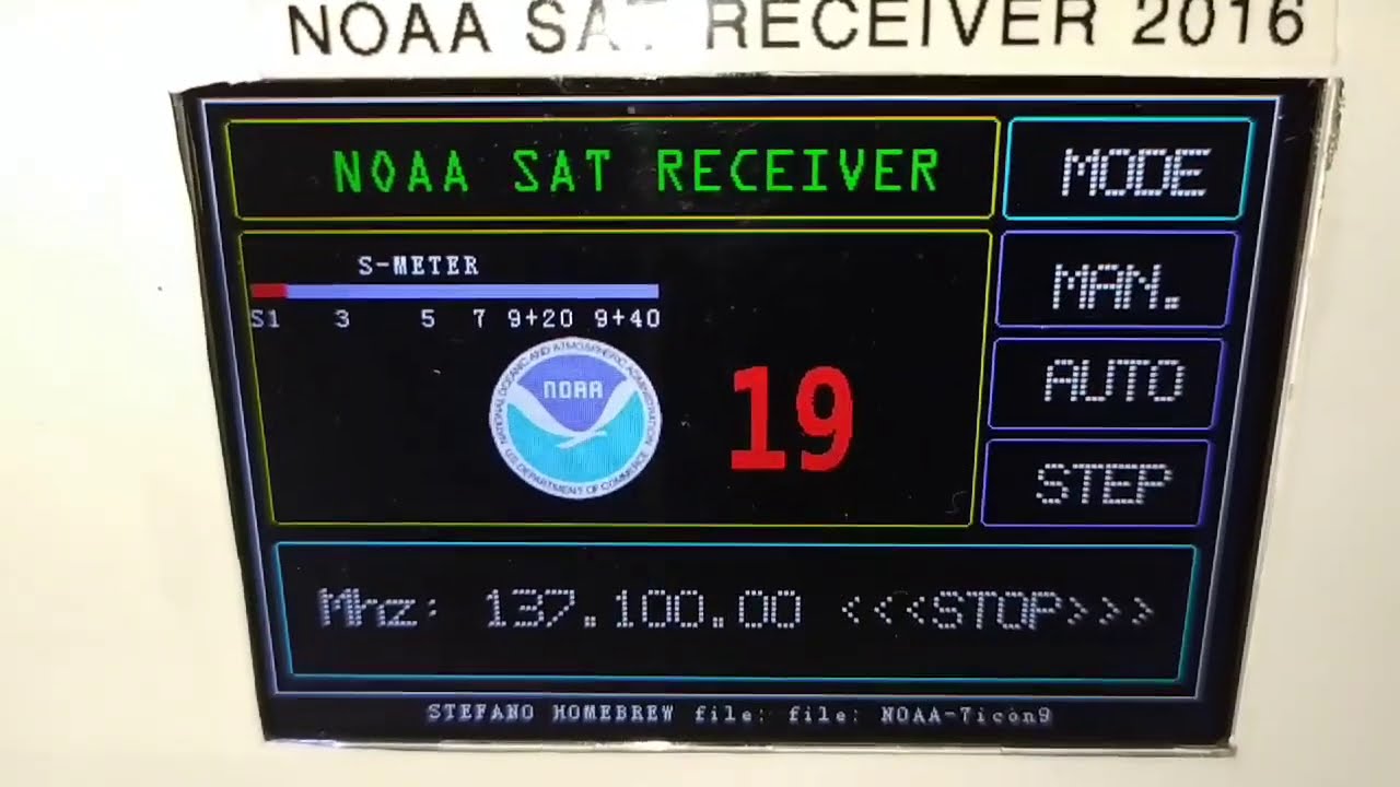 Video 22. NOAA SAT RECEIVER -Color Display- - YouTube